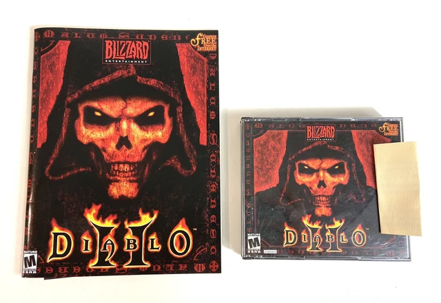 DIABLO II Windows PC Computer Video Game 2000 w/ Manual $39.95 ...