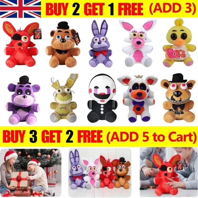 FNAF FIVE NIGHT At Freddy's Sanshee Plushie Easter Toy Plush Bear Foxy ...