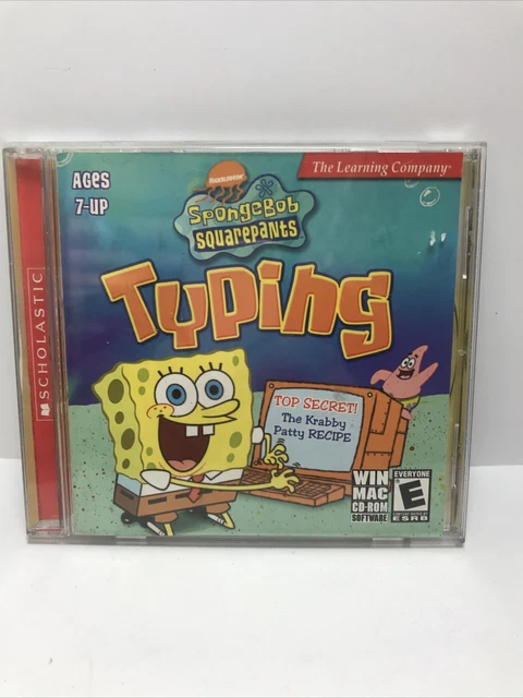 PC SPONGEBOB SQUAREPANTS Typing Game With Instructions Free Shipping ...