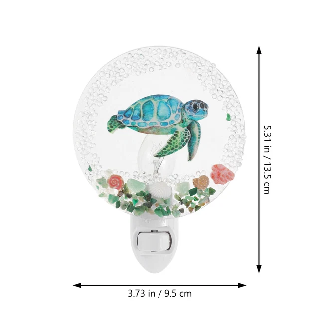 SHELL NIGHT LIGHT Plug in Wall LED Nightlight Animal Bedside Lamp £11. ...