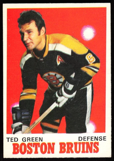 1970-71 OPC O-PEE-CHEE EX-MINT Ted Green Boston Bruins #134 $9.67 ...