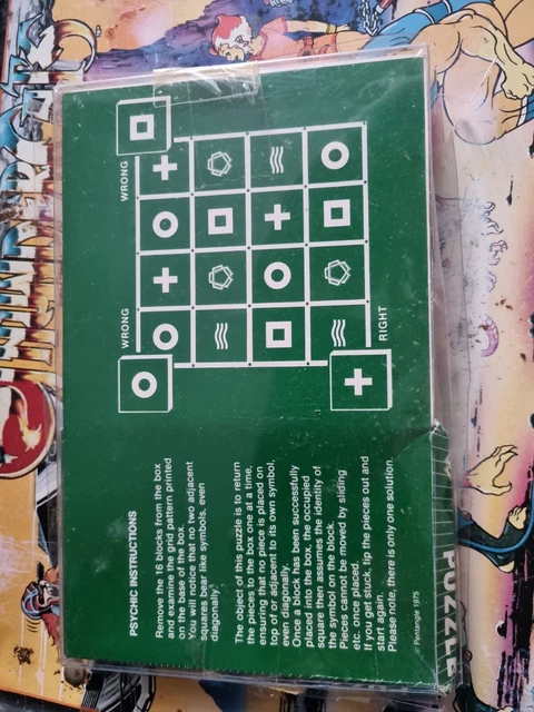 VINTAGE PENTANGLE PSYCHIC Puzzle Wooden Block Puzzle £9.90 - PicClick UK