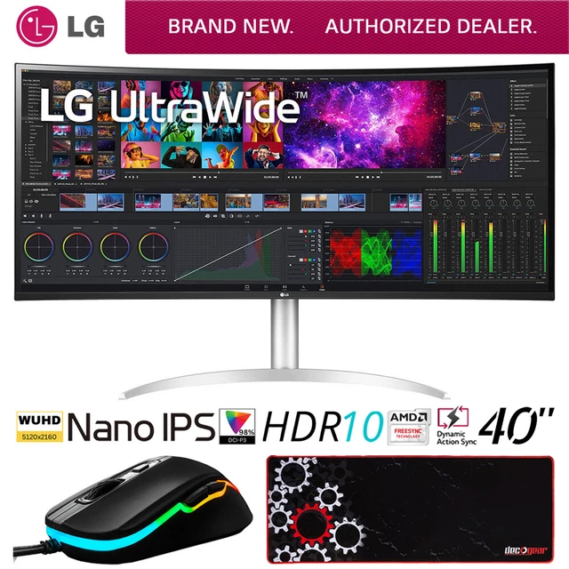 LG 40& CURVED UltraWide 5K2K Nano IPS Monitor + Gaming Mouse Bundle EUR ...