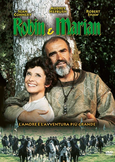 ROBIN E MARIAN (DVD) Sean Connery Audrey Hepburn Robert Shaw Richard ...