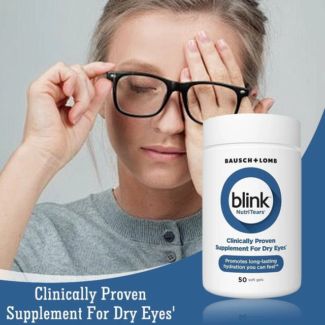 BAUSCH + LOMB blink NutriTears Capsules 50pcs " For Dry Eye Clinically ...
