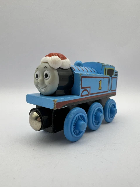 RARE THOMAS THE Tank Engine Wooden Christmas Thomas Learning Curve £8. ...