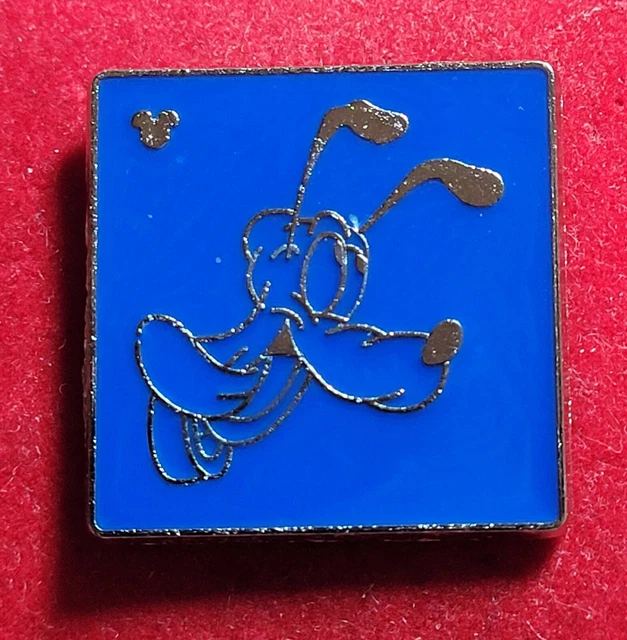 DISNEY TRADING PIN, Pluto, Character Outline Set, Completer Pin, 2010 d ...