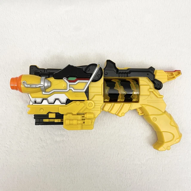POWER RANGERS DELUXE Dino Charge Morpher Yellow Blaster Bandai 2014 ...