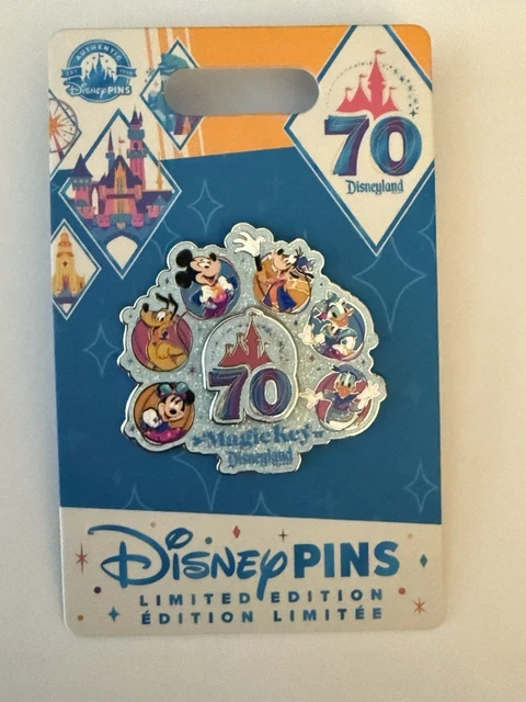 DISNEY 2025 DISNEYLAND 70th Anniversary Magic Key LE Pin Mickey and ...