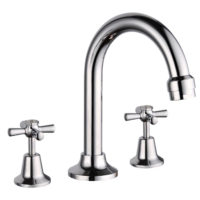 ESTILO BASIN SET Jumper Valve Spindles, WELS 3 Star 9L/Min, CHROME ...
