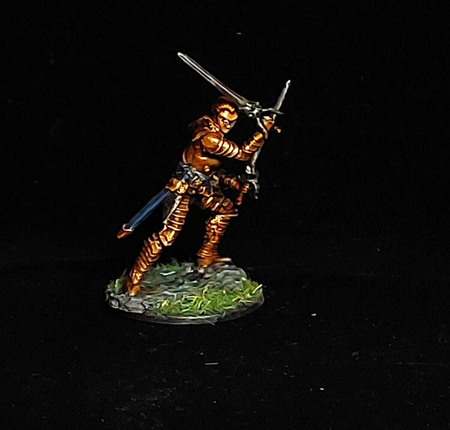 FEMALE PALADIN MINIATURE Knight Painted DnD Mini Dungeons and Dragons ...