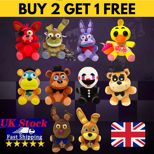 Fnaf Five Nights At Freddys Sanshee Plushie Toy 7 Plush Bear Foxy Doll T Uk Eur 1193