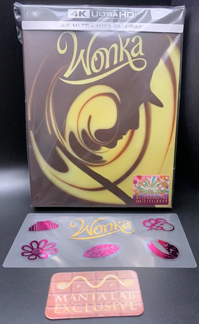 WONKA - MANTA Lab Exclusive 4K Uhd Bluray Steelbookfullsip *New & Sealed!* EUR 100,29 - PicClick IT
