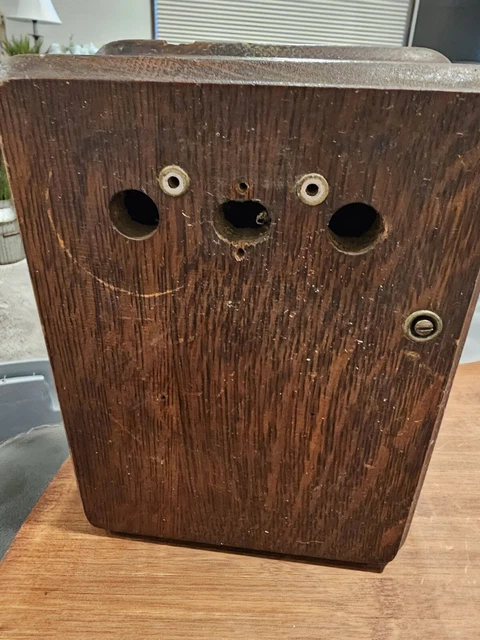 ANTIQUE VINTAGE OAK Kellogg Wood Phone Box (GT) £44.54 - PicClick UK