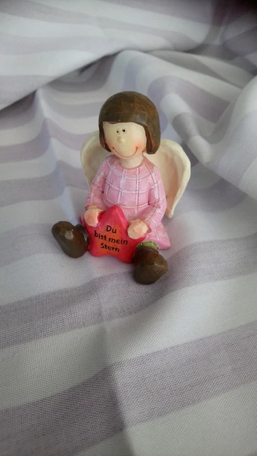 GILDE ENGEL SCHUTZENGEL& Du bist mein Stern" mit Herz 8 cm Neu EUR 7,50 ...