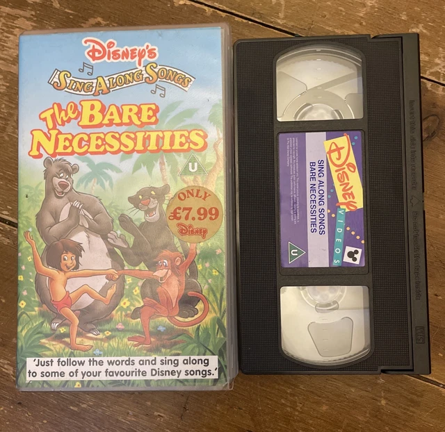 Sing Along Songs The Bare Necessities Vhs Walt Disney 5 92