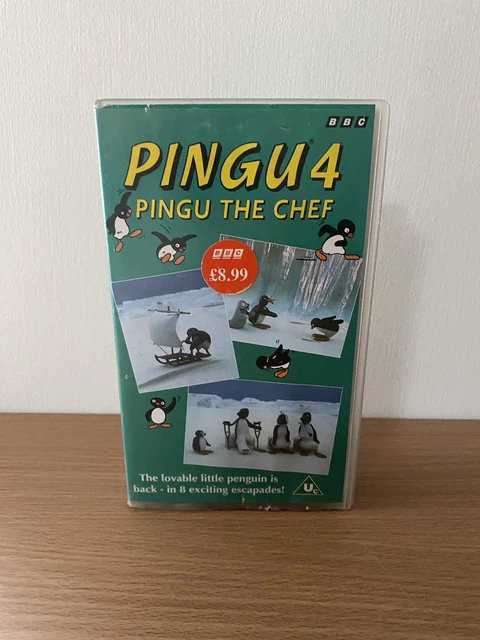 PINGU 4 PAL Vhs Video Pingu The Chef Bbc 1993 £5.92 - PicClick UK