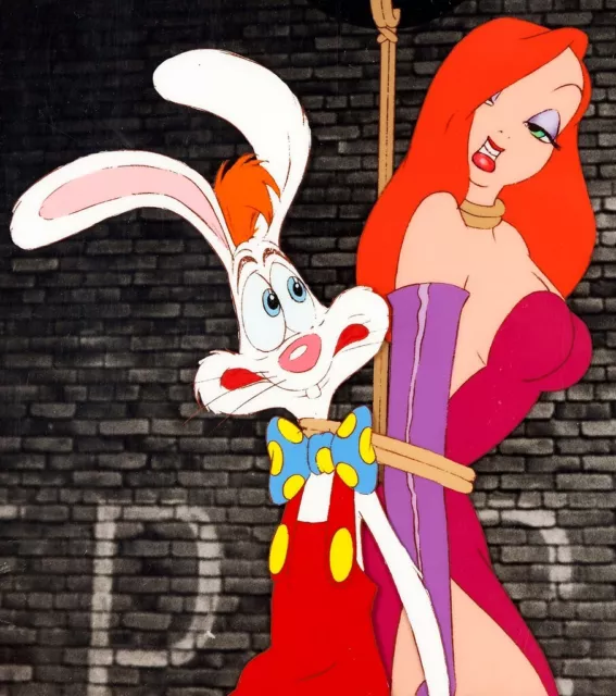 Who Framed Roger Rabbit Bob Hoskins Jessica Rabbit Sexy 8x10 Glossy