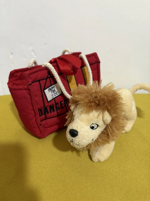 DEAR ZOO LION Soft Toy Plush Dangerous! Carry Case Crate Bag Gift £9.99 ...