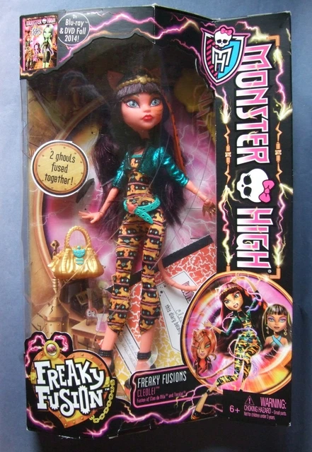 POUPÉE MONSTER HIGH Mattel Cleolei Freaky Fusion Cléo et Toralei neuve ...