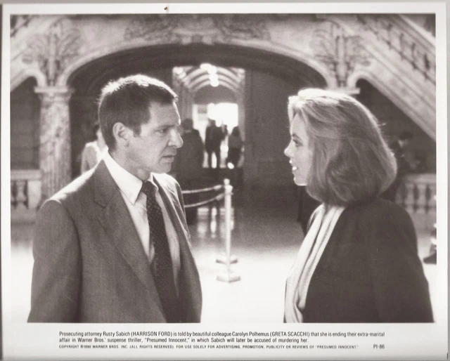 PF PRESUMED INNOCENT ( Harrison Ford , Greta Scacchi ) EUR 3,99 - PicClick FR