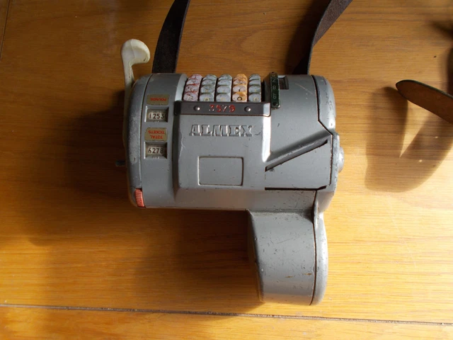 VINTAGE ALMEX TRAM Bus Conductor Ticket Machine . £42.31 - PicClick UK