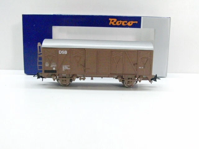 ROCO H0 76896 ged. Güterwagen, DSB, DC, NEM, NEU in OVP #49192 EUR 21 ...