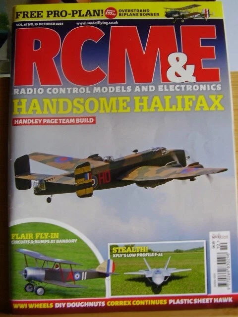 RCM&E MODEL AIRCRAFT Magazine October 2024 & Overstrand Bomber Plans ...