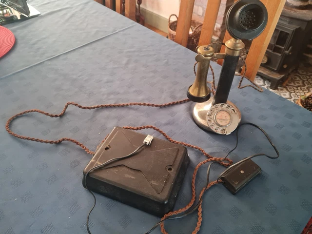 GPO 150 ORIGINAL Candlestick Phone Bell Box - Converted £187.92 ...