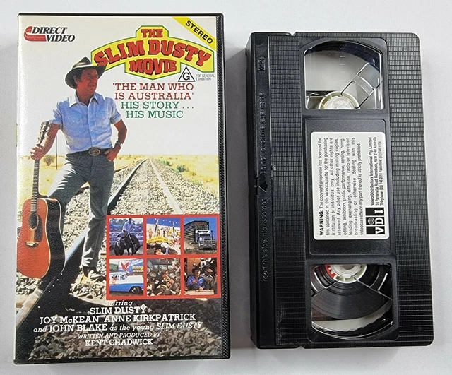 THE SLIM DUSTY Movie VHS PAL Video Australian Country Music 1991 90s $9 ...
