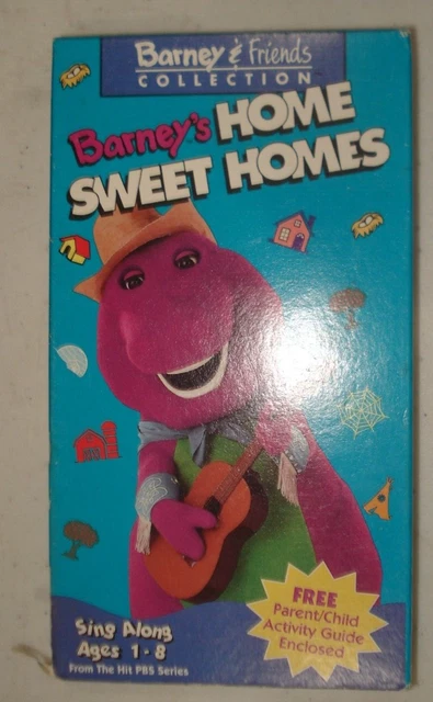BARNEY - BARNEYS Home Sweet Homes (VHS, 1993) - Tested £7.06 - PicClick UK