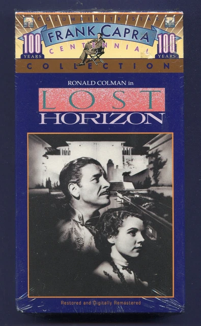 LOST HORIZON VHS B&W 1997 Columbia Frank Capra Ronald Colman Jane Wyatt ...