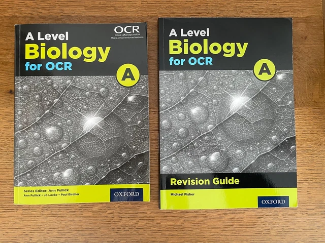 A LEVEL BIOLOGY OCR Student Book & Revision Guide - Fullick & Fisher £ ...
