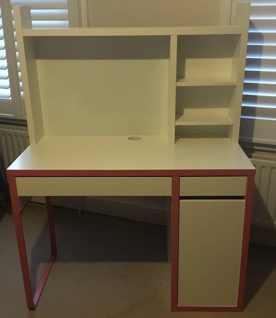 IKEA MICKE DESK And Shelf Unit £15.00 - PicClick UK