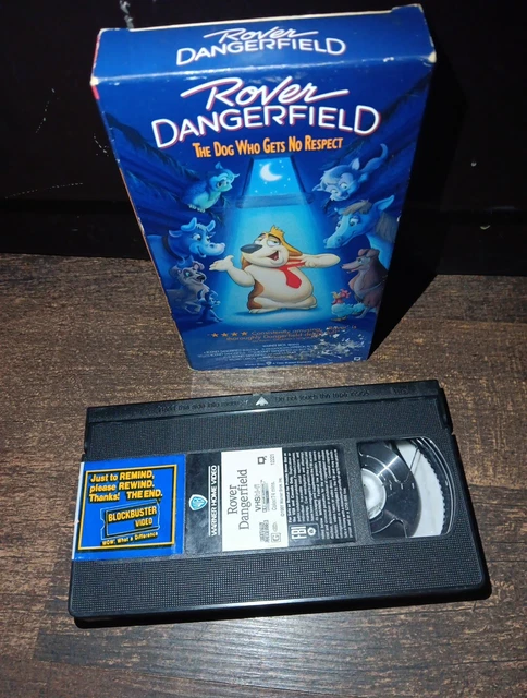ROVER DANGERFIELD VHS Animated Rodney Warner WB Dog Gets No Respect ...