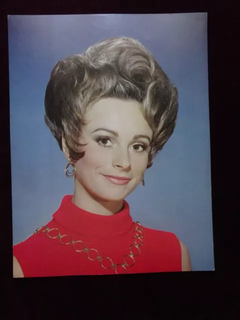 Vintage 1960s Woman Hairstyle Of The Month Beauty Salon Photo Poster