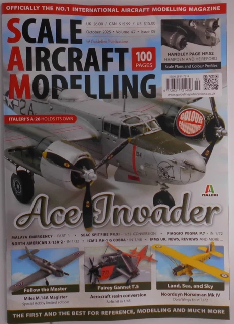 MAGAZINE DE MODÉLISME D'Avions Échelle Octobre 2025 A-26 ACE INVADER D ...