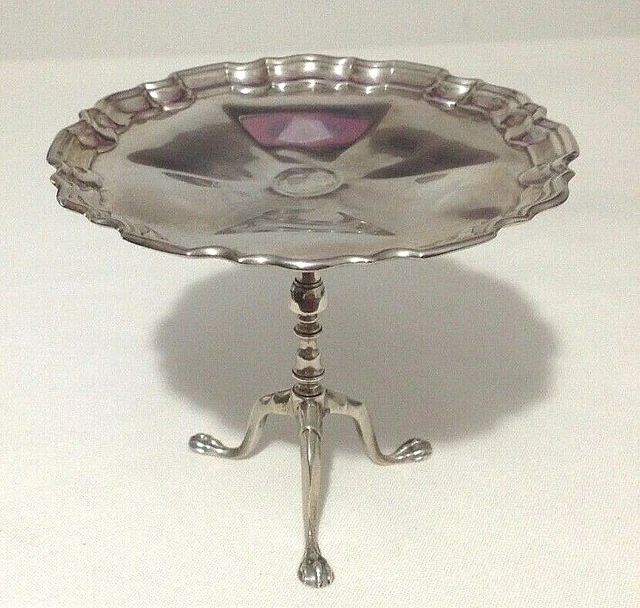 ANTIQUE VICTORIAN MINIATURE table calling cards hallmarked silver ...
