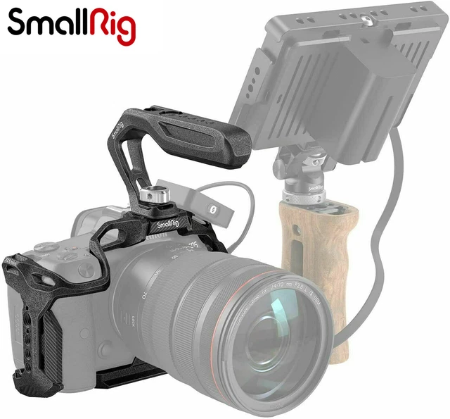 SMALLRIG “BLACK MAMBA” Cage W/ ARRI top handle Kit for EOS R5 & R6 ...