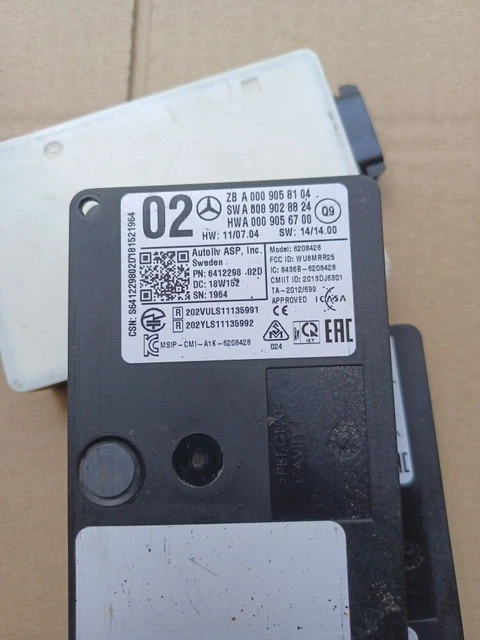 MERCEDES RADAR SENSOR DEAD ANGLE BLIND SPOT W218 W205 GLS W292 W166 ...