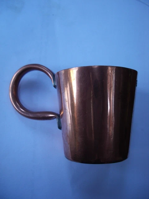 VINTAGE PUSSERS RUM Copper Half Gill Naval Type Rum Measure £10.80 ...