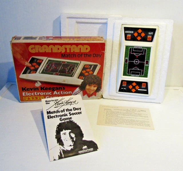 GRANDSTAND MATCH OF the Day Kevin Keegan's Vintage Electronic Action ...