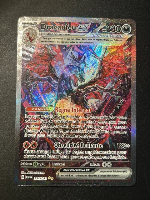CARTE POKÉMON - Dracaufeu Ex 234/091 Alternative Destinées De Paldea 4.5 FR 🇫🇷 EUR 249,90 ...