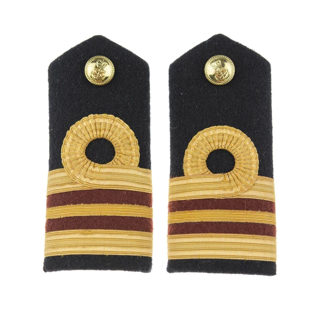SURGEON LIEUTENANT COMMANDER Shoulder Board Epaulette Royal Navy ...