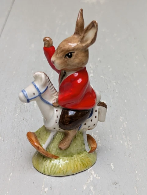VINTAGE ROYAL DOULTON William Bunnykins DB69 Rabbit Figurine Rocking ...