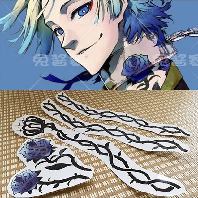 STICKER ANIME TEMPORAIRE BLUE LOCK Kaiser Cosplay Accessoire 13CM EUR ...