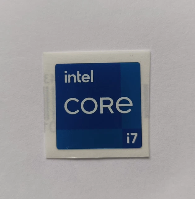 GENUINE INTEL CORE i7 11th Gen Computer Laptop sticker 18mm £2.40 ...