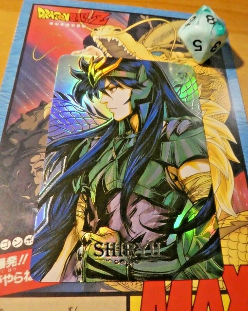SAINT SEIYA ANIME Acg Card Ag4 Prism Holo Silver Carte Shiryu Mint EUR ...