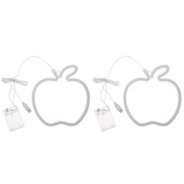 2 COUNT NEON Light Signs Lamp Decor Lights for Bedside Decorative £25. ...