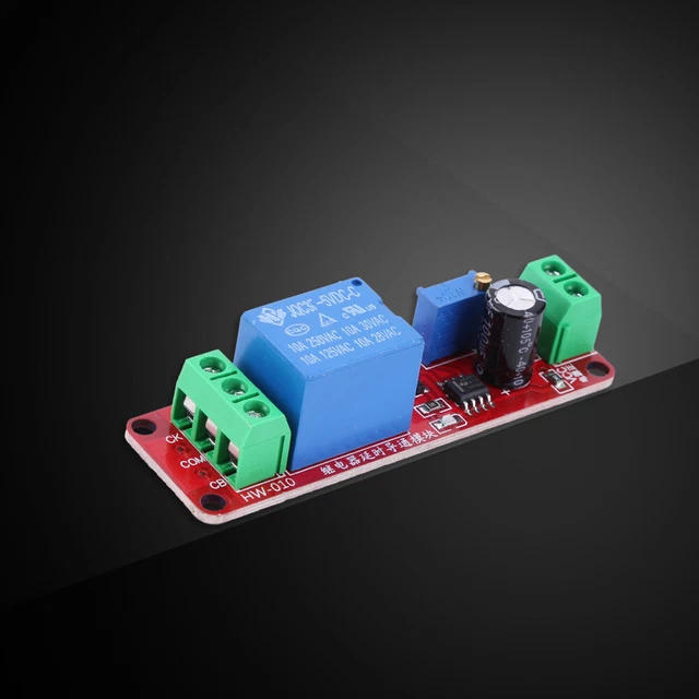 NE555 DELAY TIMER Relay Switch Module 0 10S Electronic Components (5V ...
